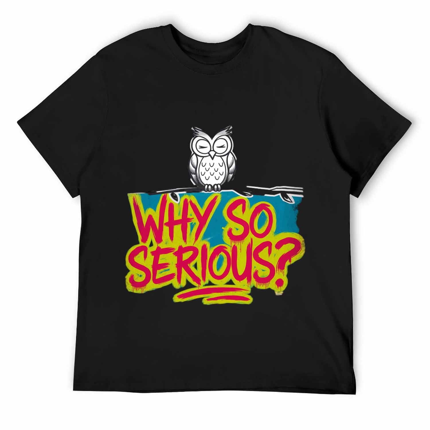 100% cotton tshirts men tee WHY SO SERIOUS! Sobriety Na Aa Recovery ...