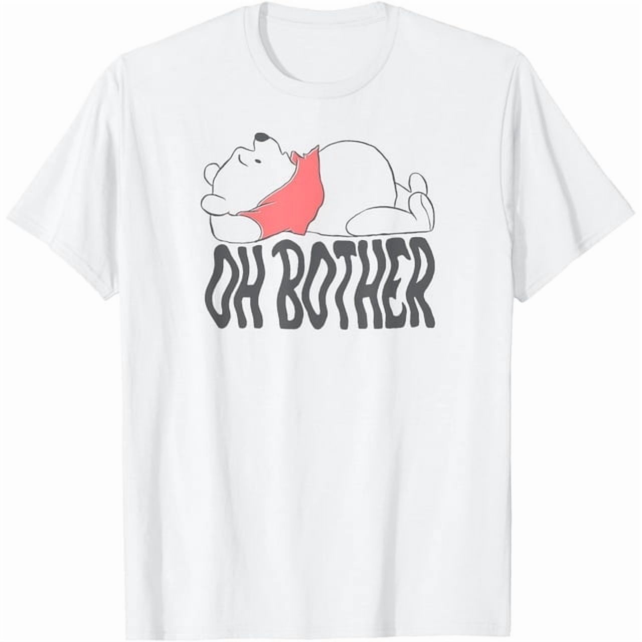 100% cotton tshirts men tee Winnie the Pooh Wavy Oh Bother Unisex ...