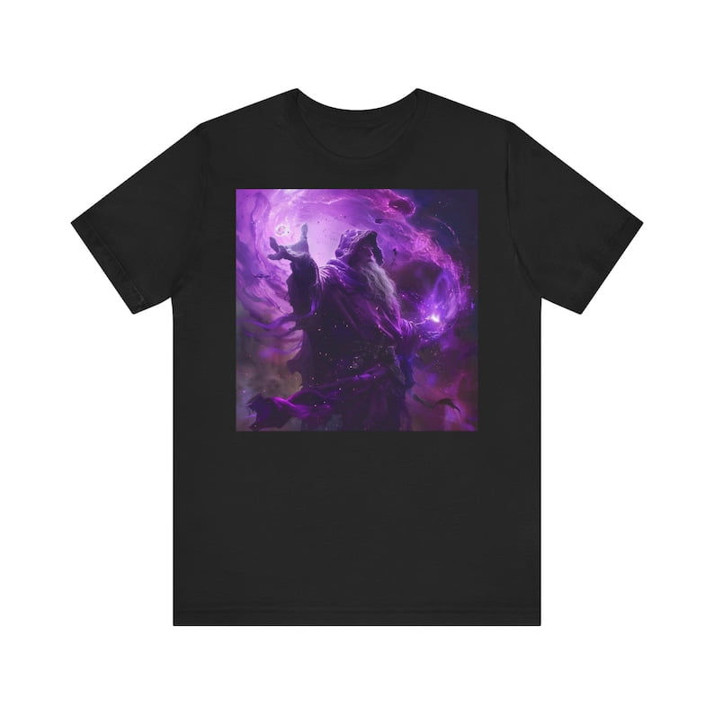 100% cotton tshirts men tee Wizard - Wizzard - Cosmic Energy - T-Shirt ...