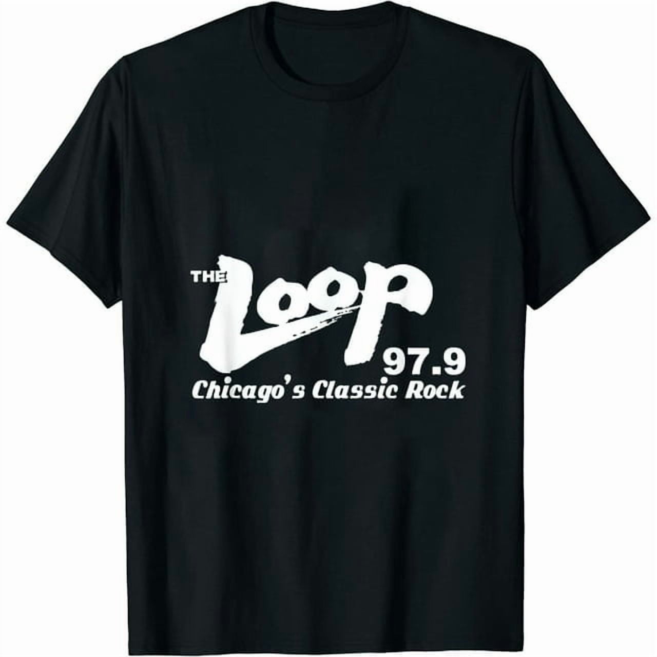 100% cotton tshirts men tee Wlup The Loop - Chicago's Classic Rock ...
