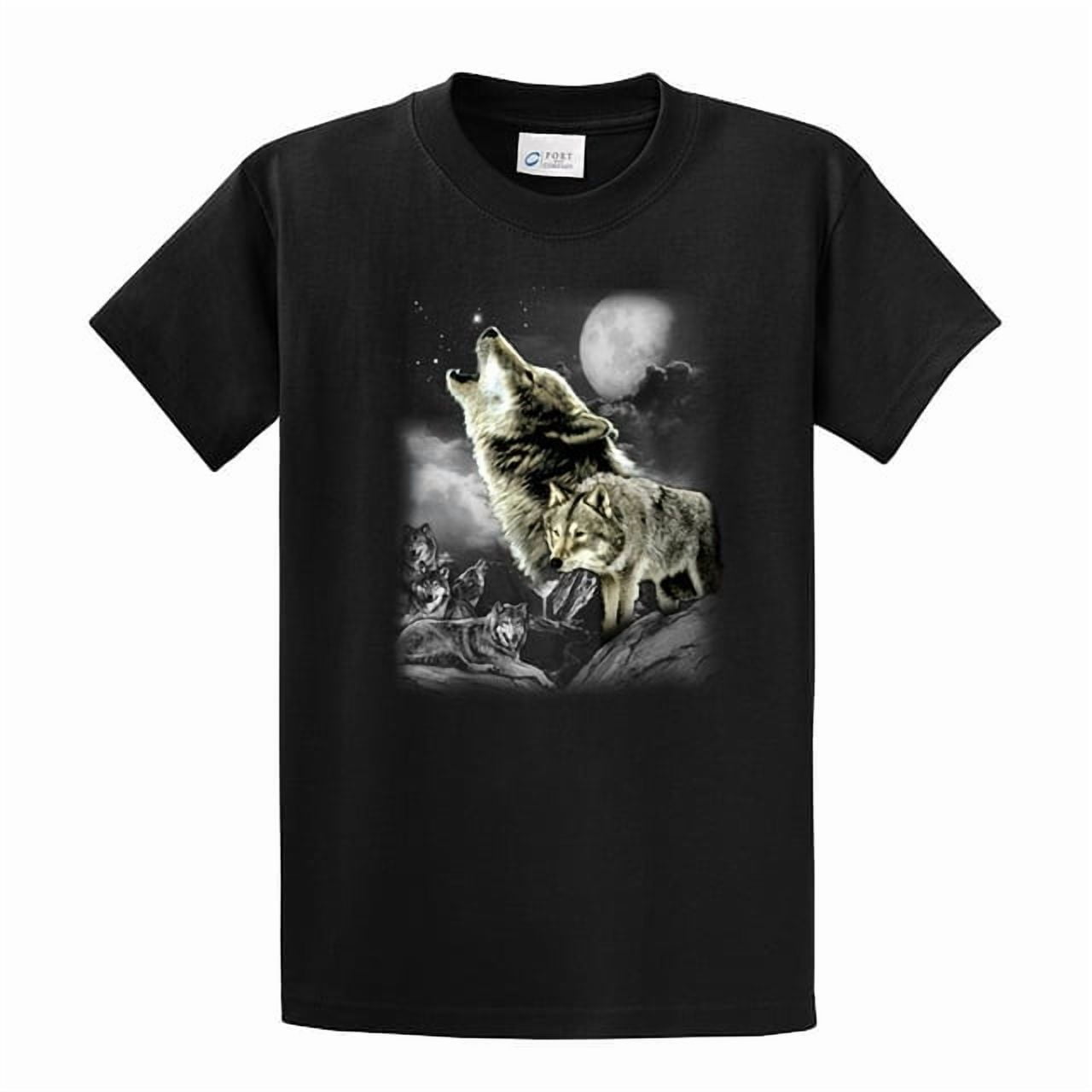 100% cotton tshirts men tee Wolf Short Sleeve T-shirt Wolves in The ...