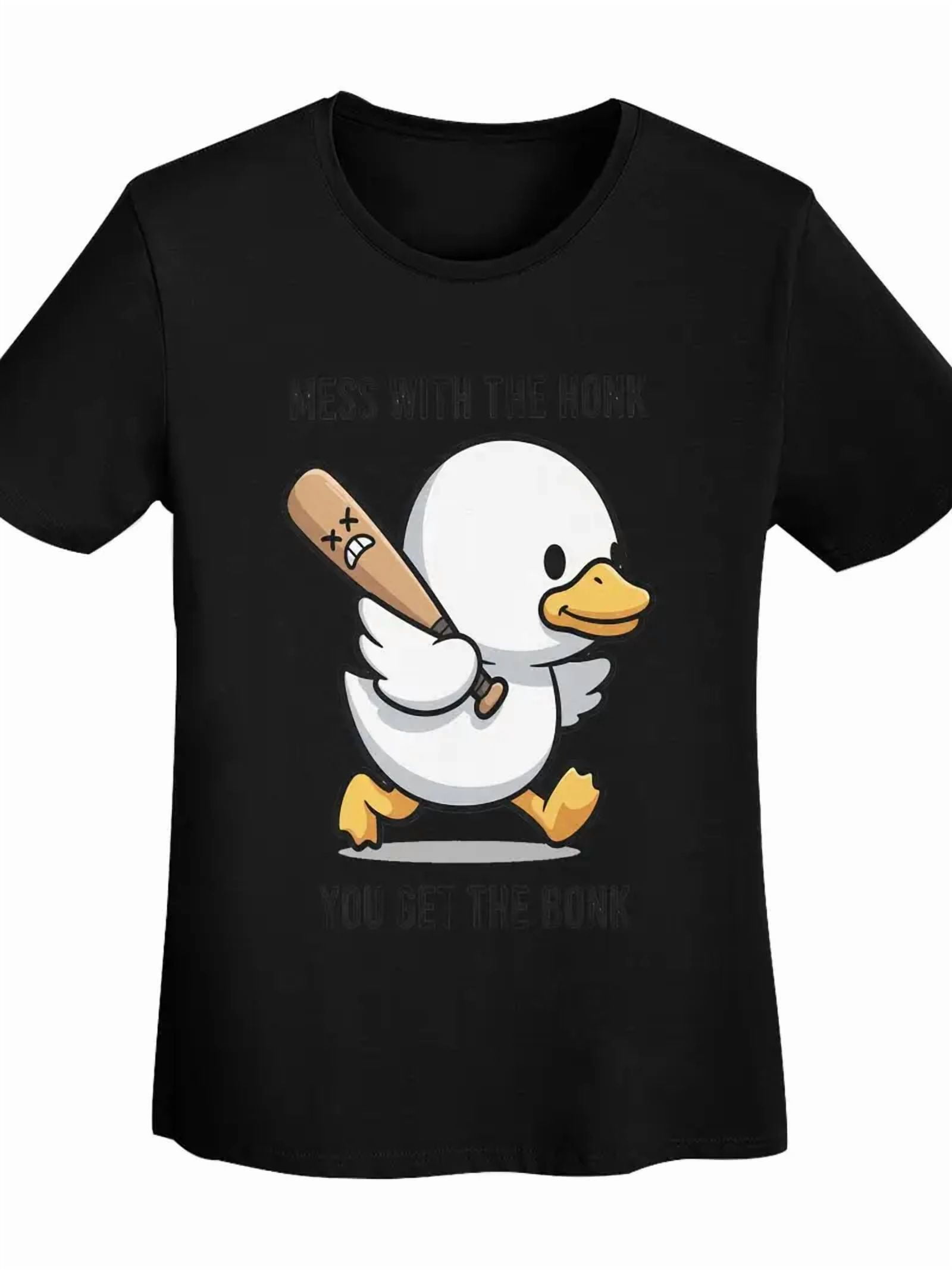 100% cotton tshirts men tee Women's "Mess with The Honk You Get The ...
