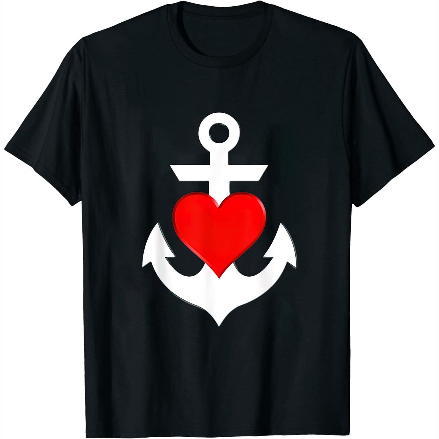 100% cotton tshirts men tee Womens Preppy Nautical Anchor Gifts for ...