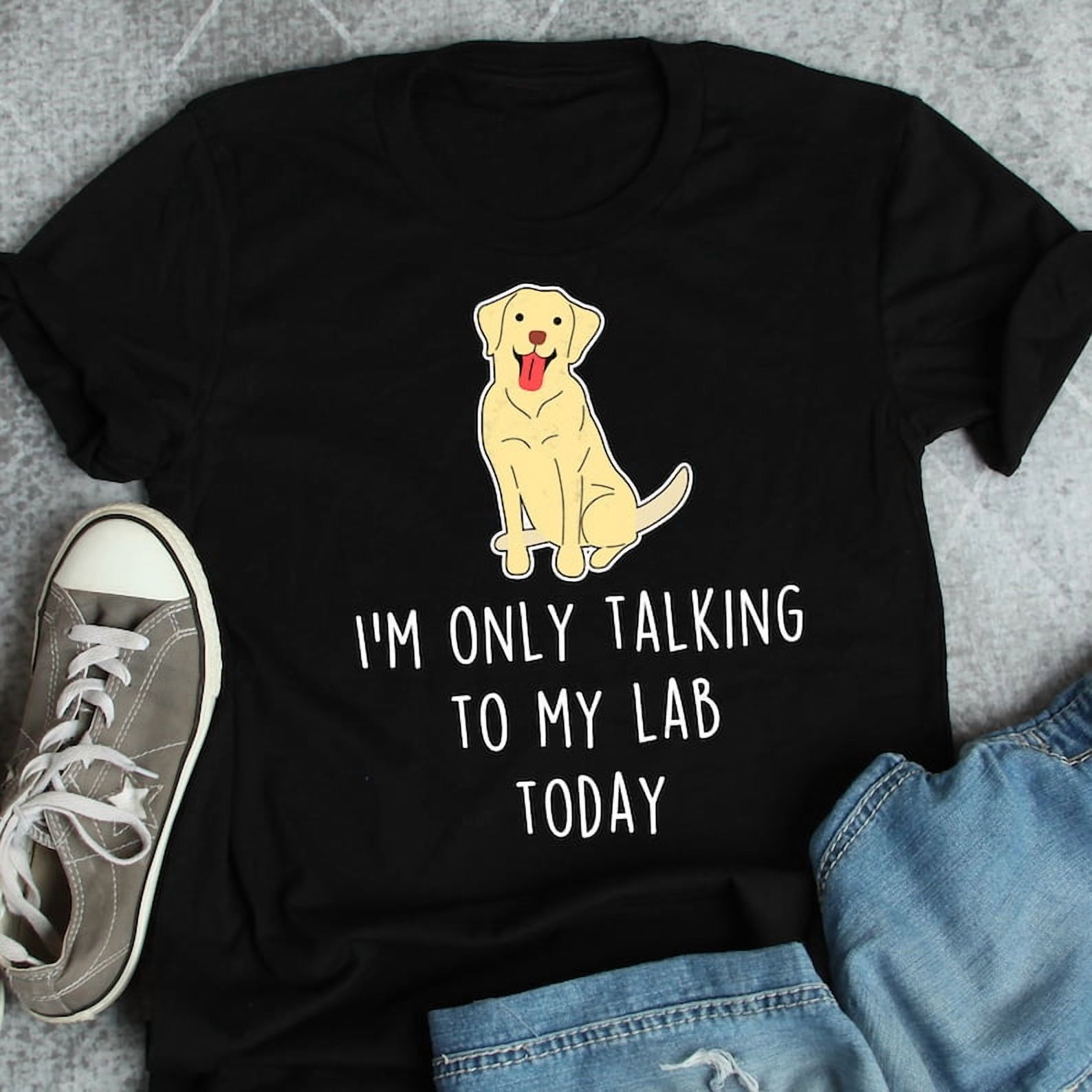 100% cotton tshirts men tee Yellow Labrador Retriever Shirt, Women, Men ...