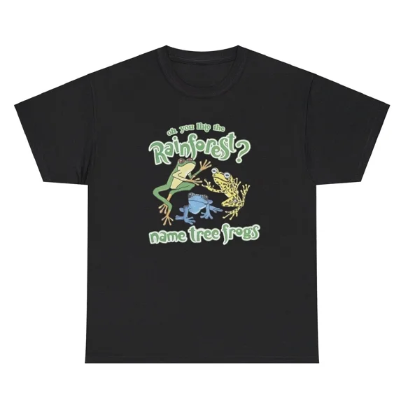 100% cotton tshirts men tee You Like The Rainforest Name Tree Frogs T ...