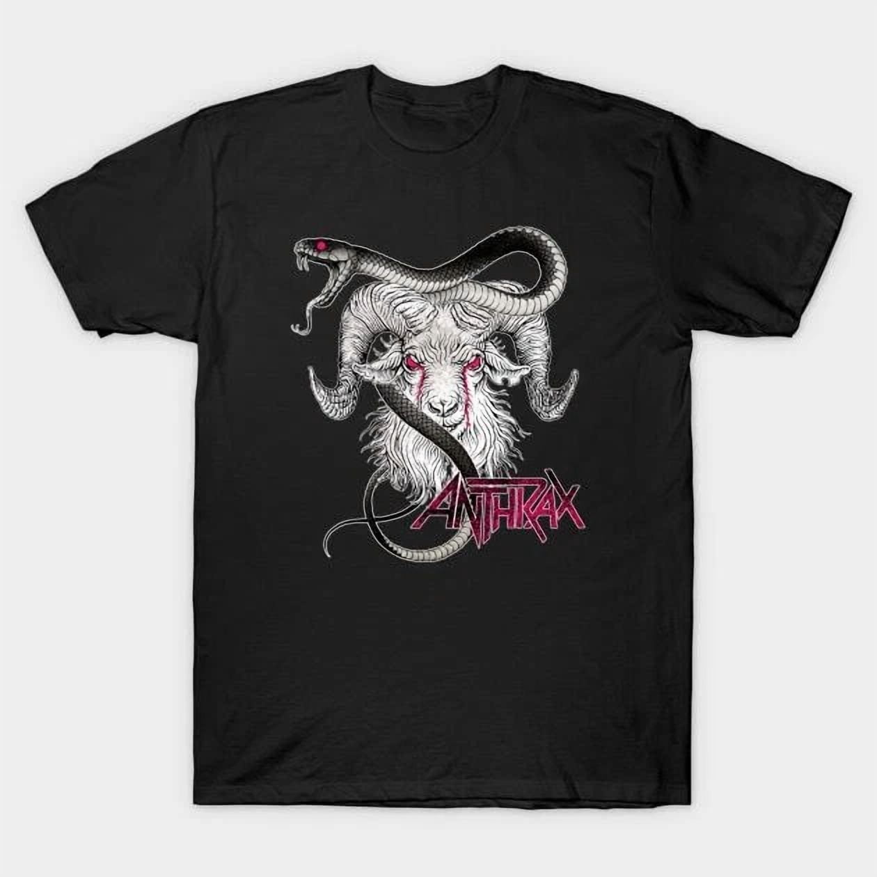 100% cotton tshirts men tee goatsnake anthrax Made in Australia / USA T ...