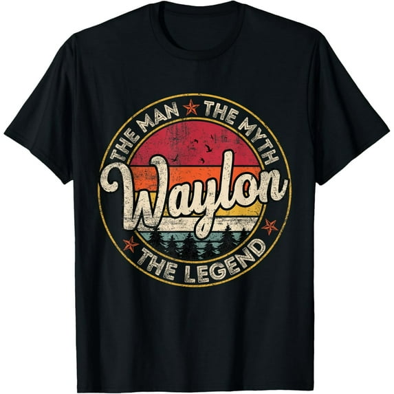 100% cotton tshirts men tee men and women can wear,Waylon The Man The ...