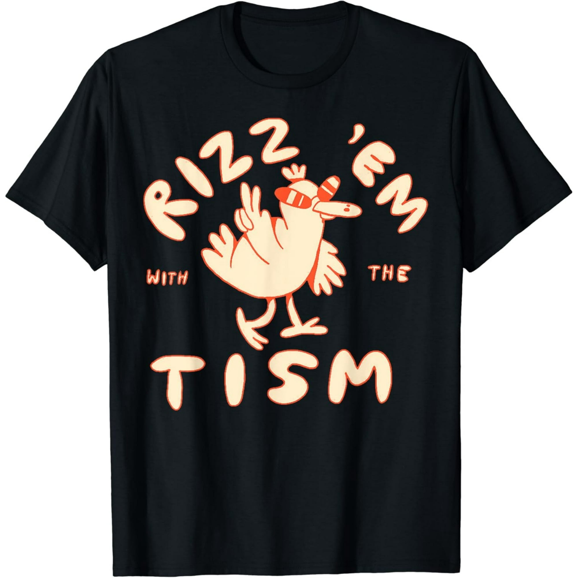 100% cotton tshirts men tee rizz em with the tism shirt T-Shirt - Walmart.com