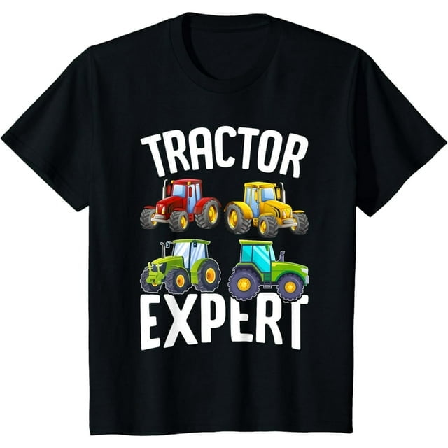 100% cotton tshirts men tee s Tractor Expert Funny Boys Tractors ...