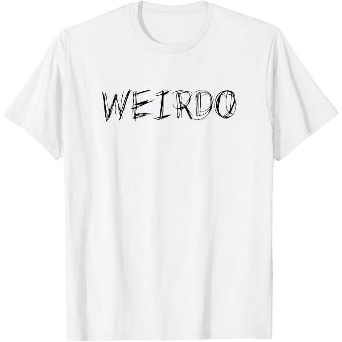 100% cotton tshirts men tee t-shirt Music T-Shirt WEIRDO Punk Dark Emo ...