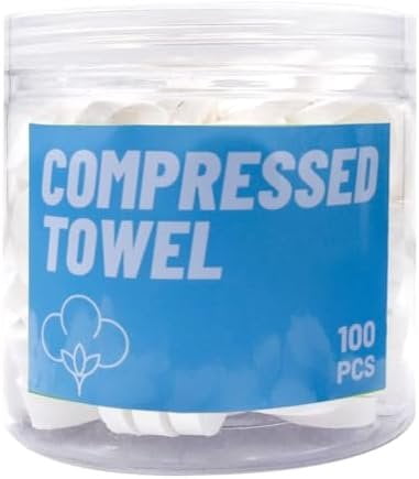 100 count Canned Compressed Towels,Compressed towels for travel ...