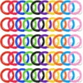 100 count Colorful Wrist Coil Bracelet,Stretchy Bracelet,Plastic Spiral ...
