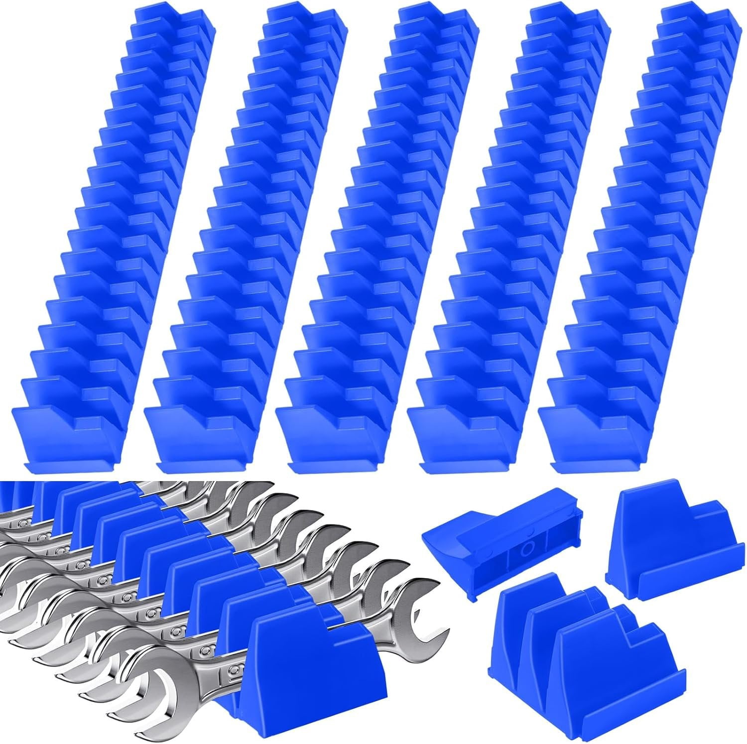 100 count Modular Wrench Organizer Holder Wrench Tool Organizers ...
