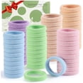 100 count Thick Seamless Hair Ties, Ponytail Holders Hair Accessories ...
