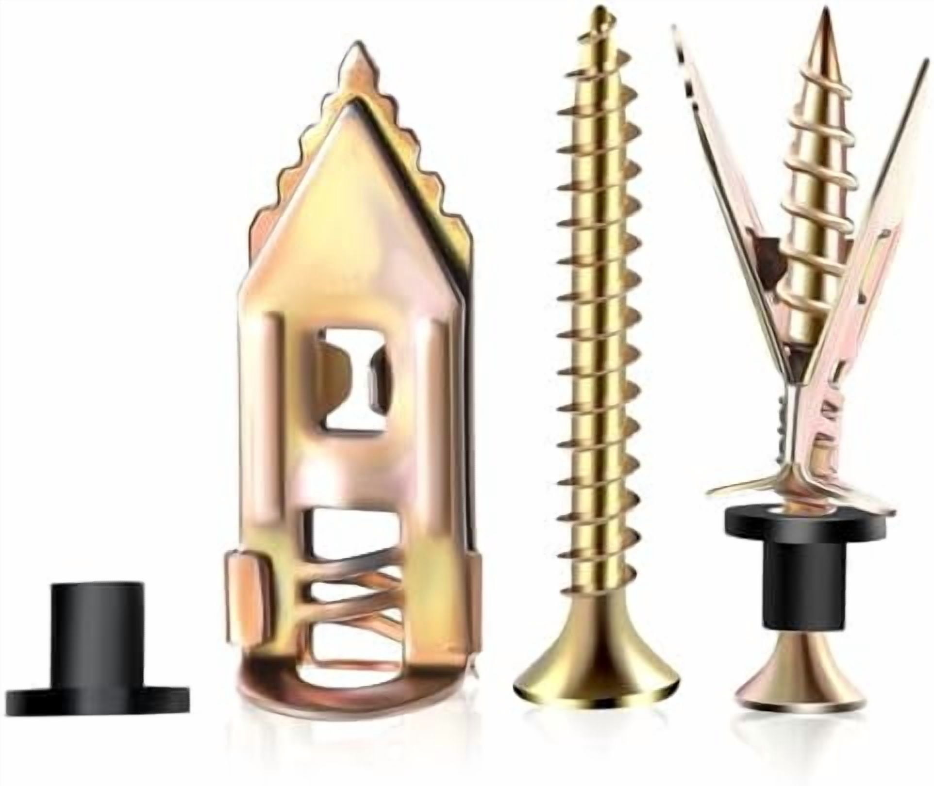 100 count Upgraded Self Drilling Drywall Anchors with Screws Kit(50 ...