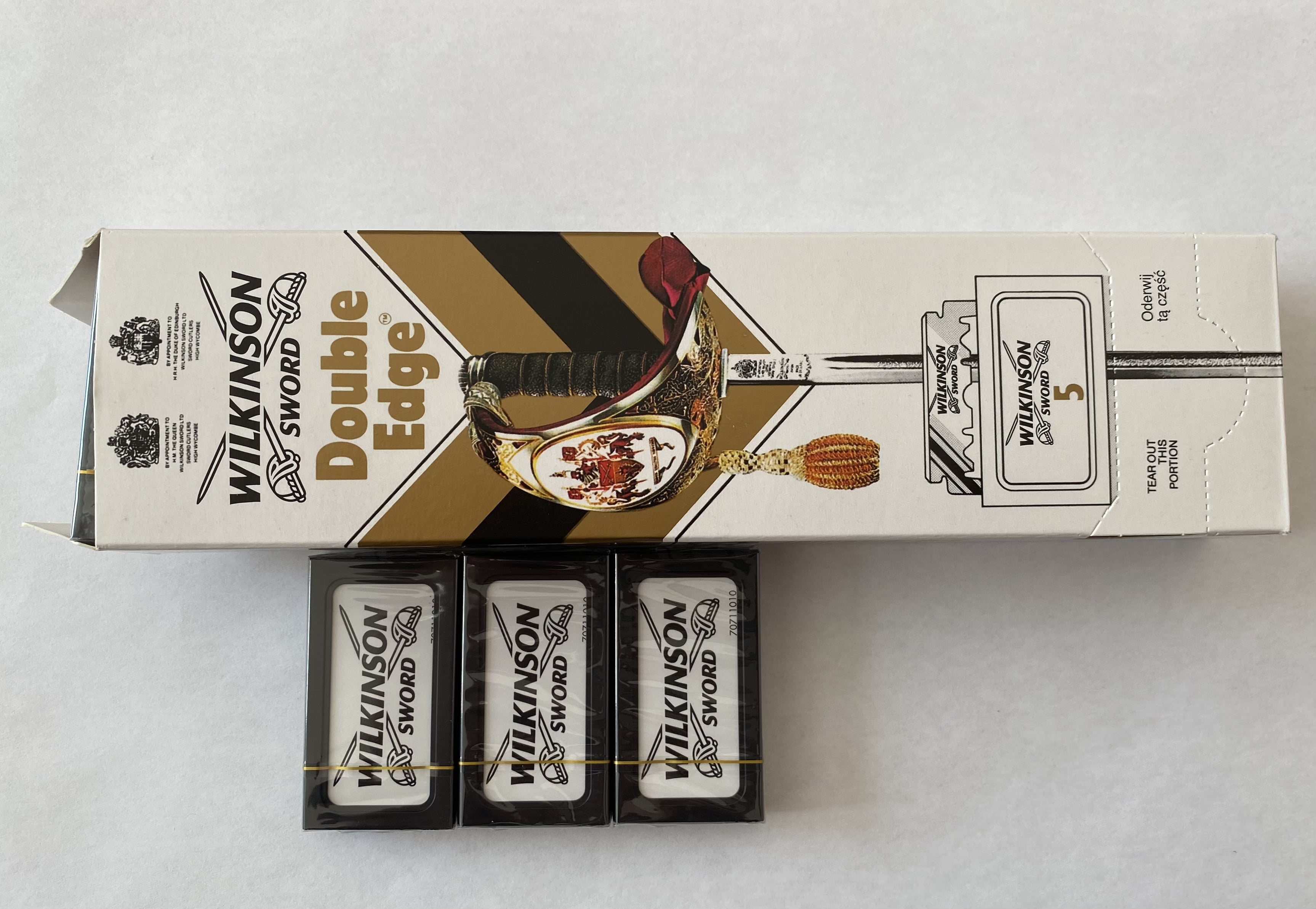 100 counts Wilkinson Sword Classic Double Edge Razor Blades - Walmart.com