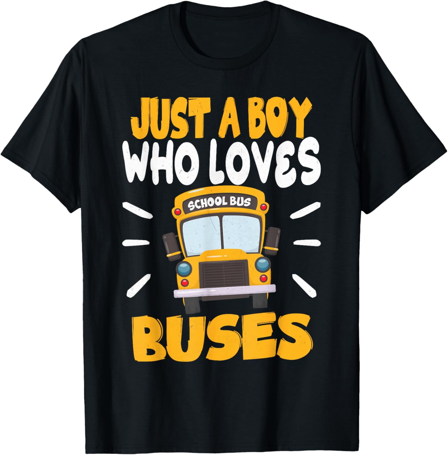 100 days of school bus just a boy who loves buses T-Shirt - Walmart.com