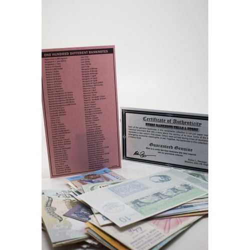 100 different banknotes - Walmart.com