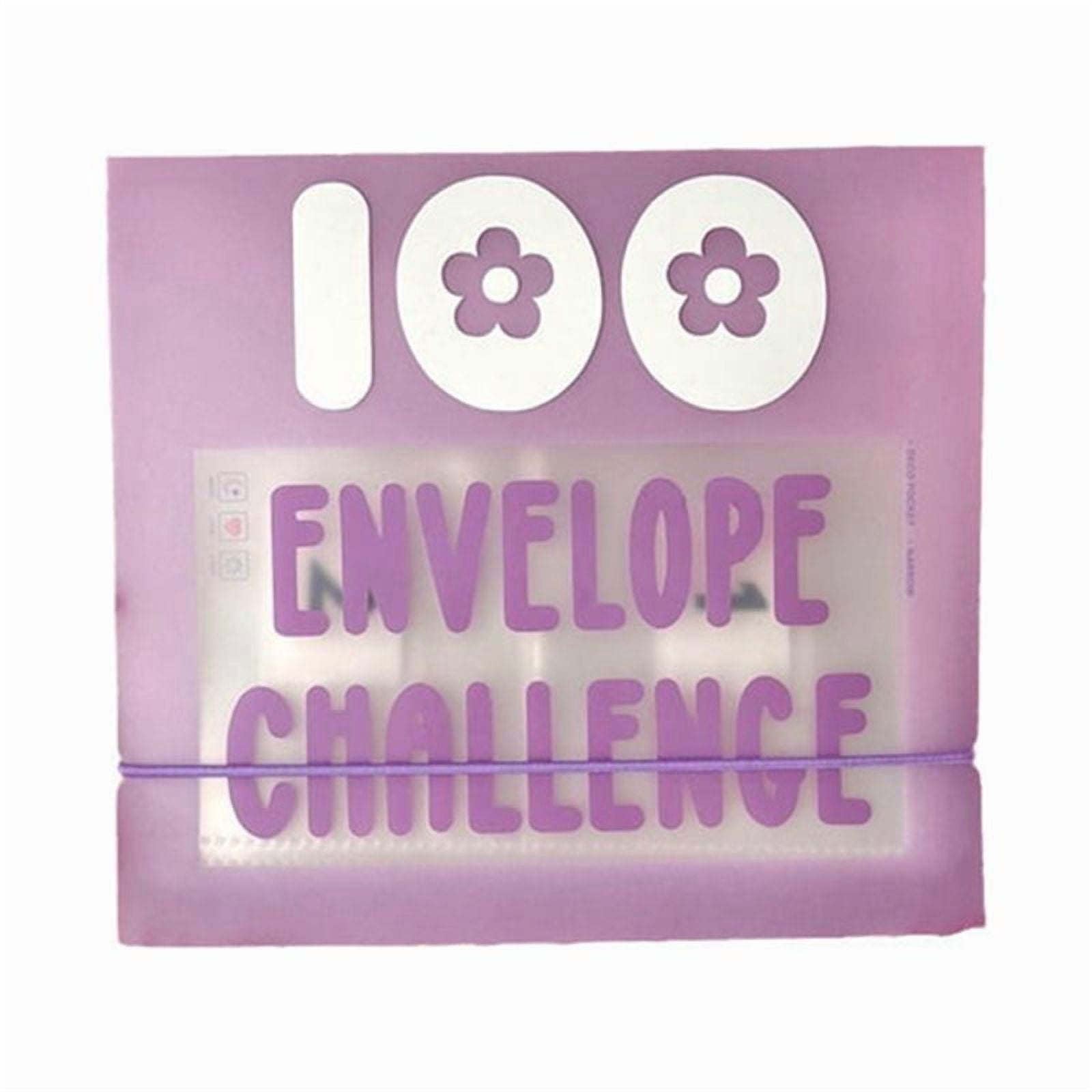 100 envelopes Money Saving Challenge Box kit Cash Saving, 100 Envelope ...