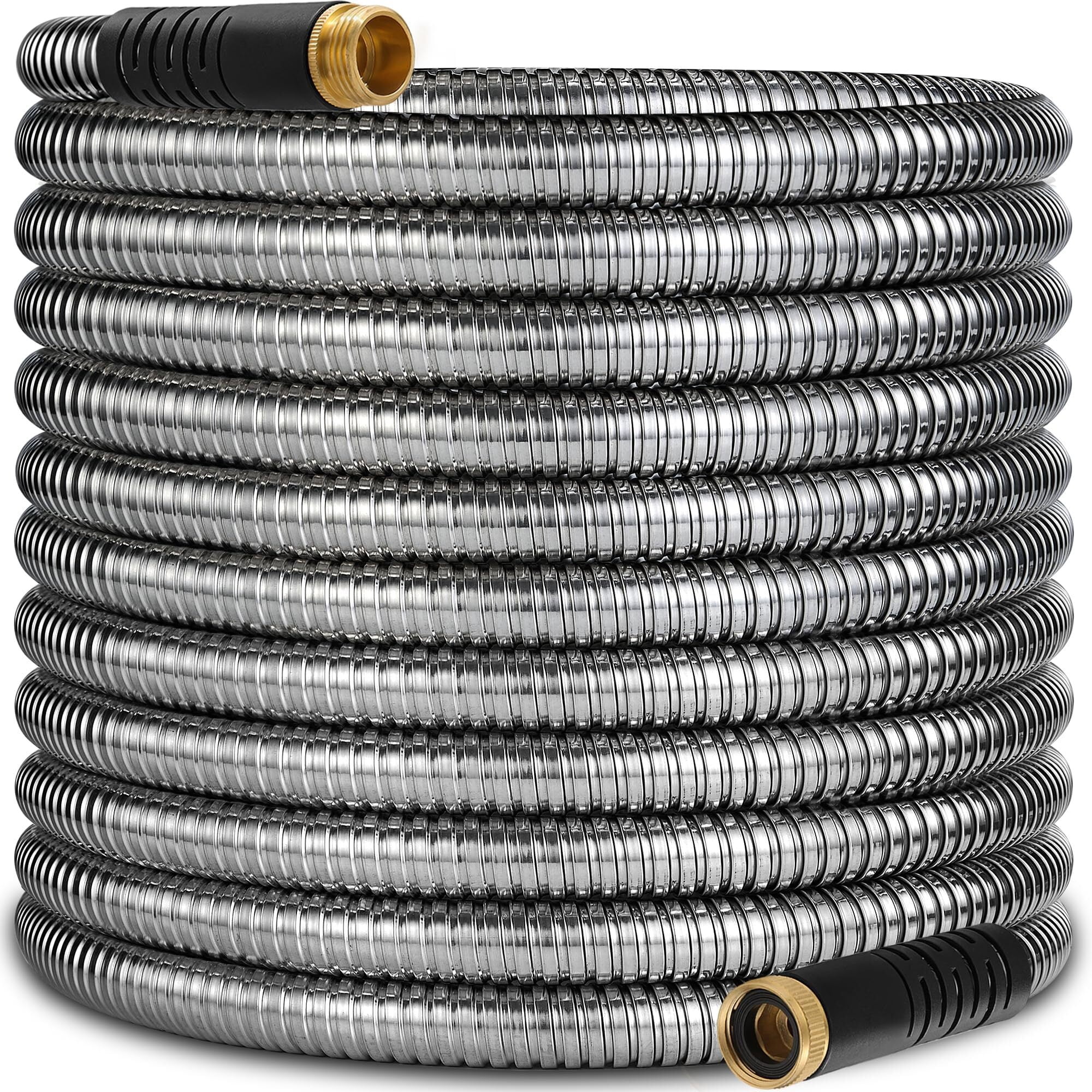 100 ft Stainless Steel Garden Hose - 2025 Upgraded Metal Water hose ...