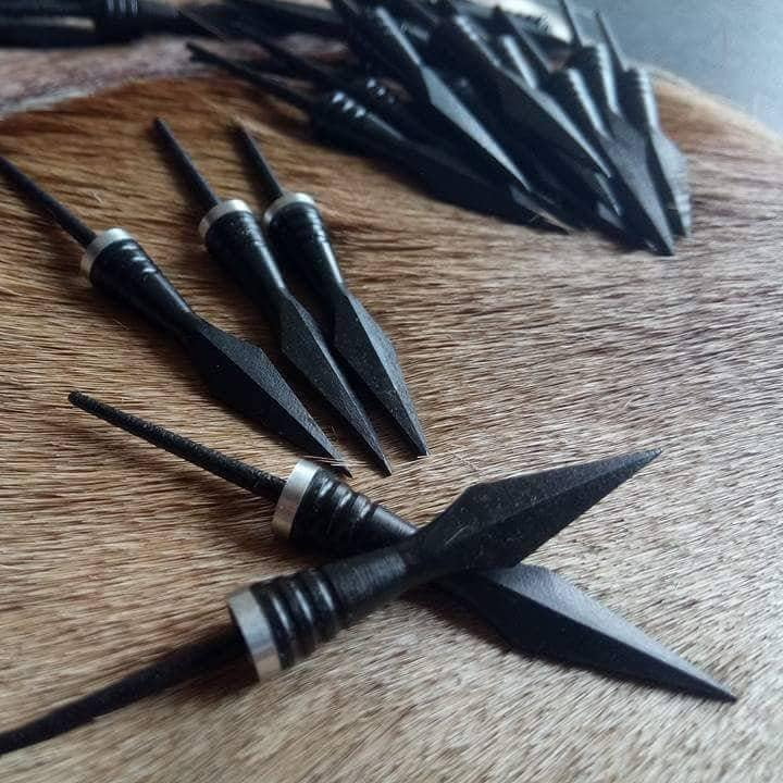 100 grain Traditional Medieval Bow Hunting Archery Broadhead Bodkin ...