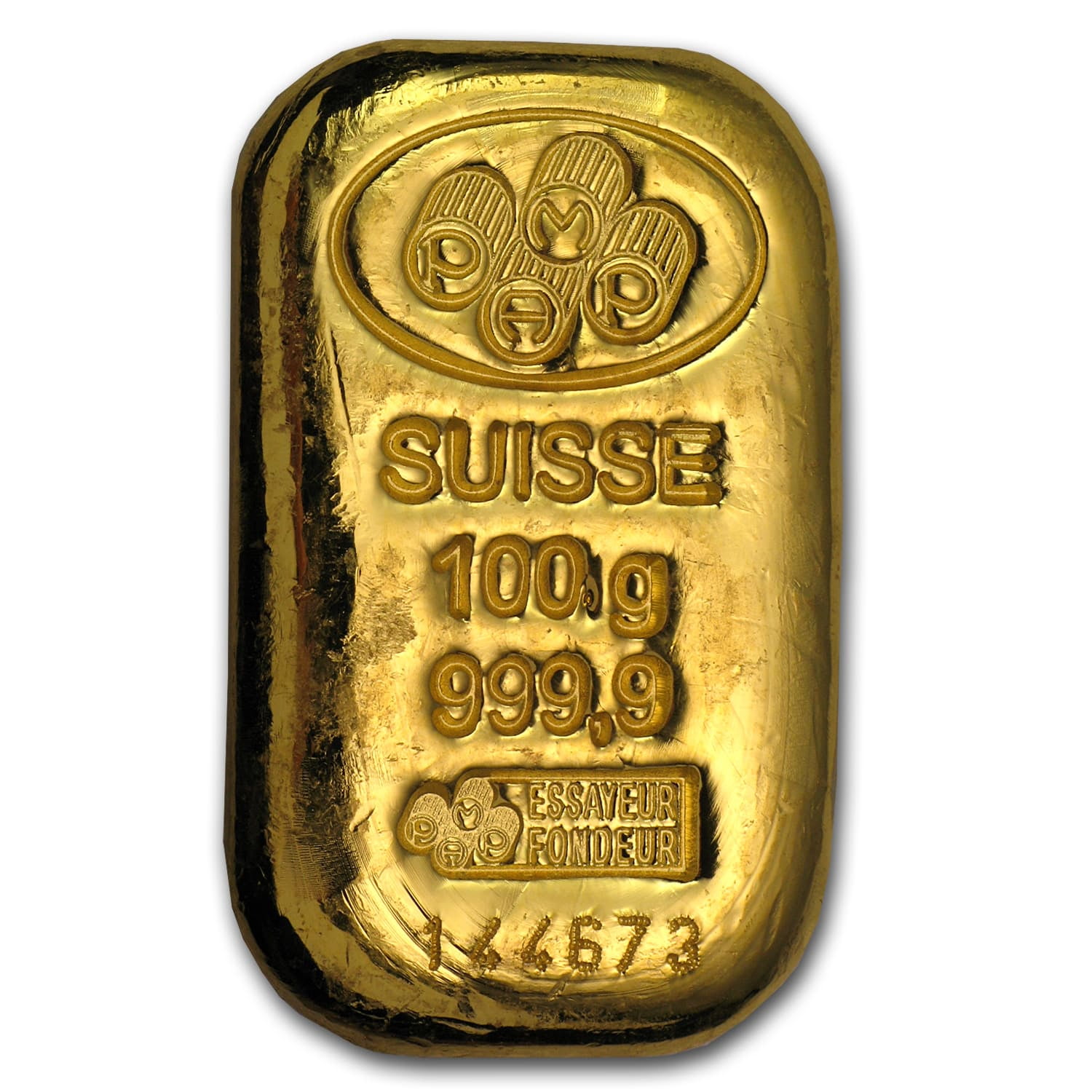 100 gram PAMP Gold Bar - Precious Metals, Cast w/Assay - Walmart.com