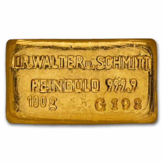 100 gram Gold Bar - Dr. Walter and Schmitt - Walmart.com