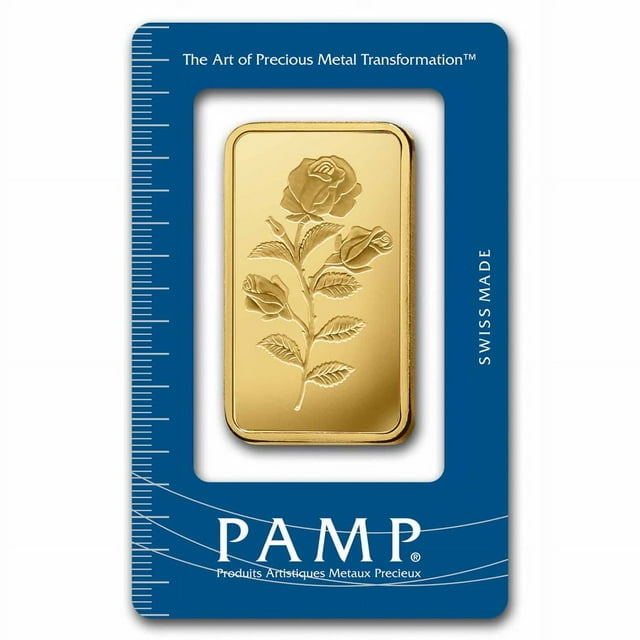 PAMP Suisse Rosa 100g Gold Bullion Bar - In Assay - Walmart.com