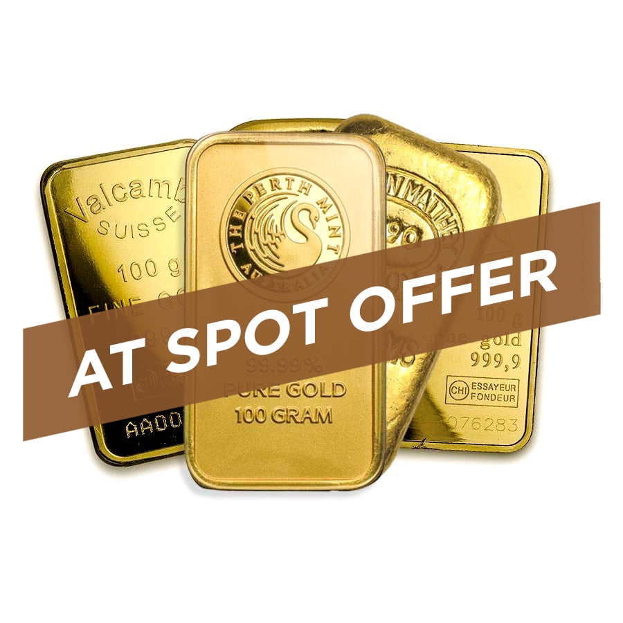 100 gram Gold Bar - Secondary Market - Walmart.com