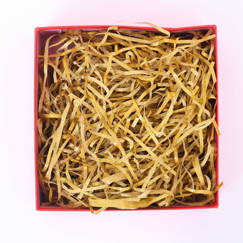 100 grams of glitter raffia silk glitter high-end gift candy box color ...