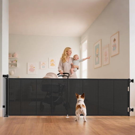 100 inch Retractable Gates 34 inch Tall, Retractable Gate with ...