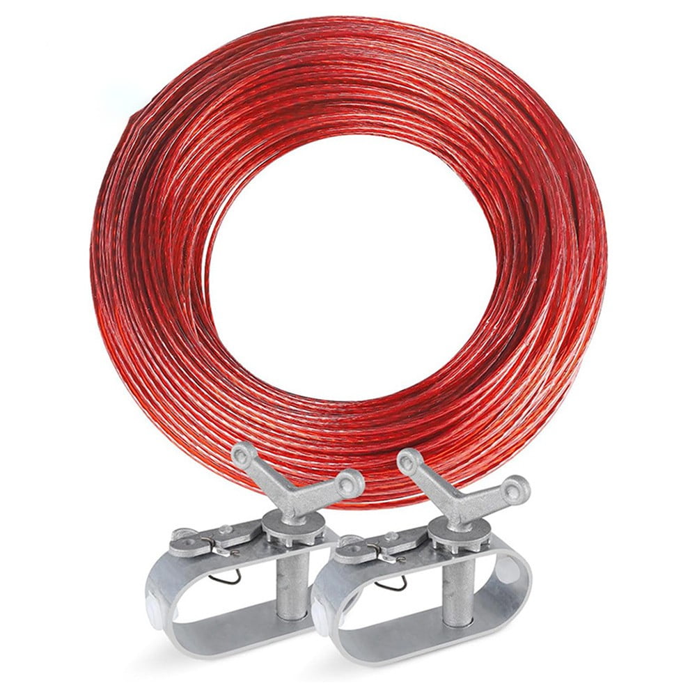 100 inches + 2 wire tensioners pool cover fastening kit secures the ...