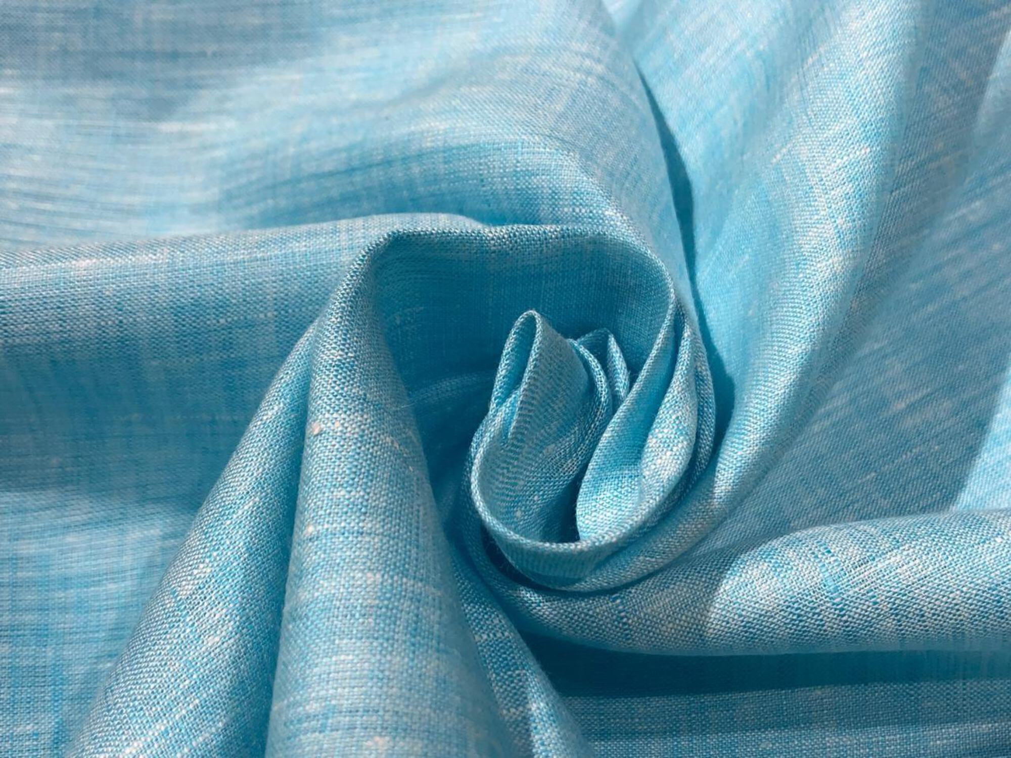 100% linen 80 LEA 58" wide available in 4 colors ivory/blue/taupe and ...