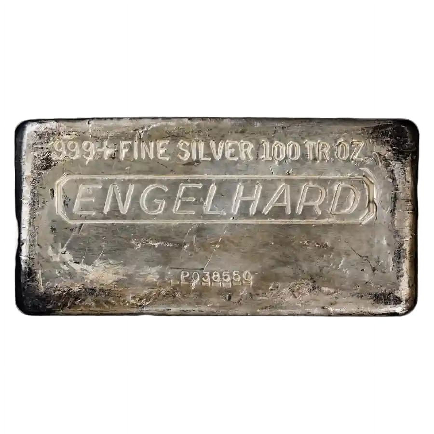 100 oz Engelhard Silver Bar - Walmart.com