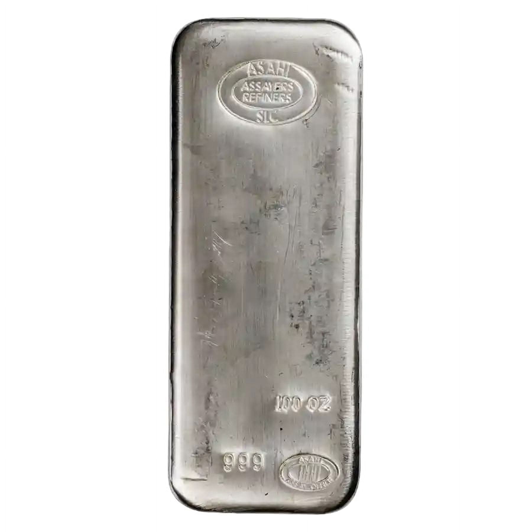 100 oz Silver Asahi Bar - Walmart.com