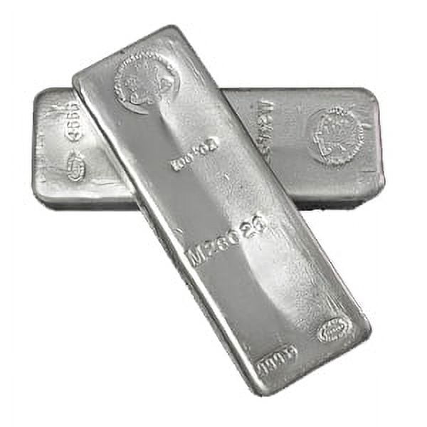100 oz Silver Bar - Johnson Matthey (Mocatta Metals Corp) - Walmart.com