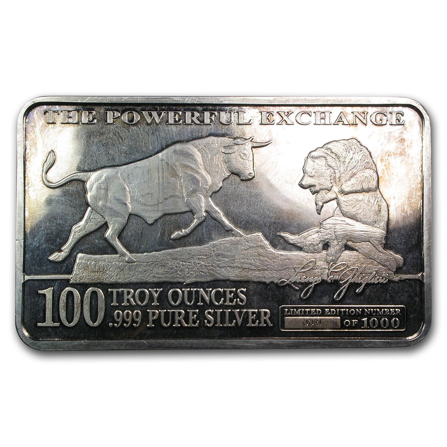 100 oz Silver Bar - MPI (The Powerful Exchange) - Walmart.com
