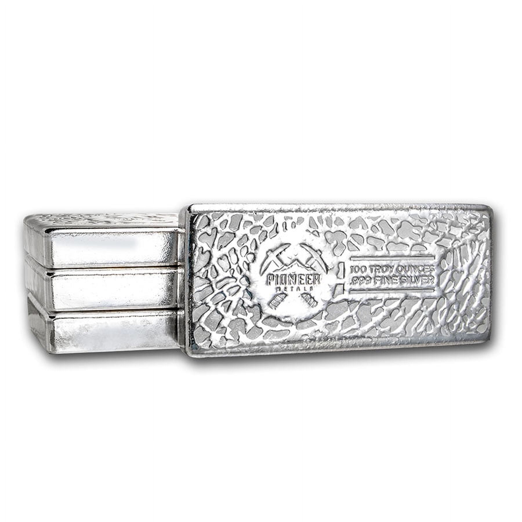Pioneer Metals 100 oz Silver Bar - Designed and Minted in USA ...