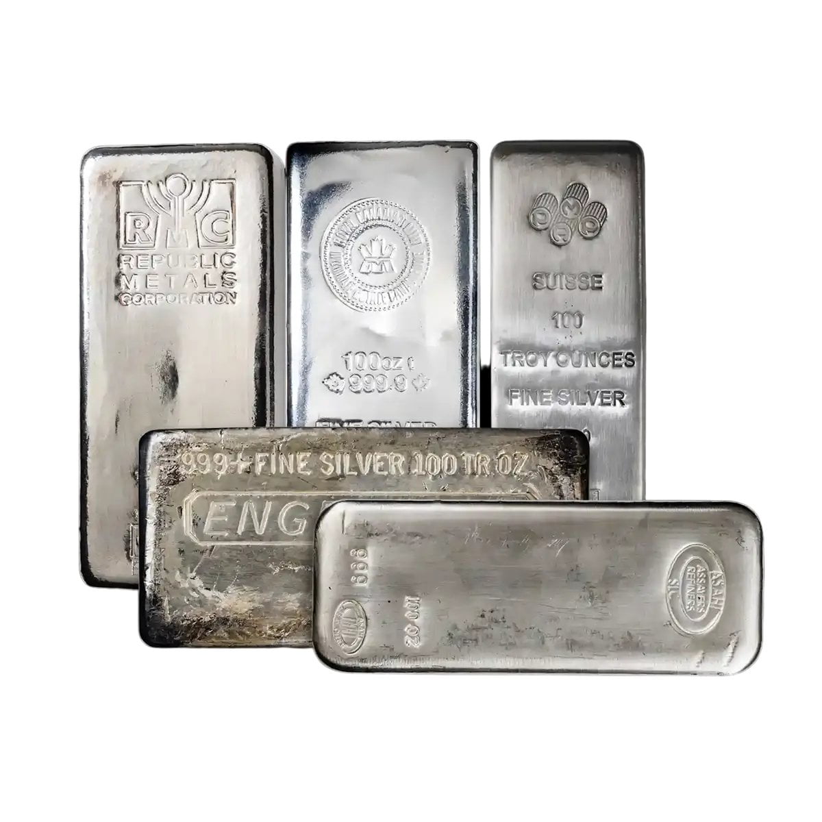 100 oz Silver Bar - Random Design - Walmart.com
