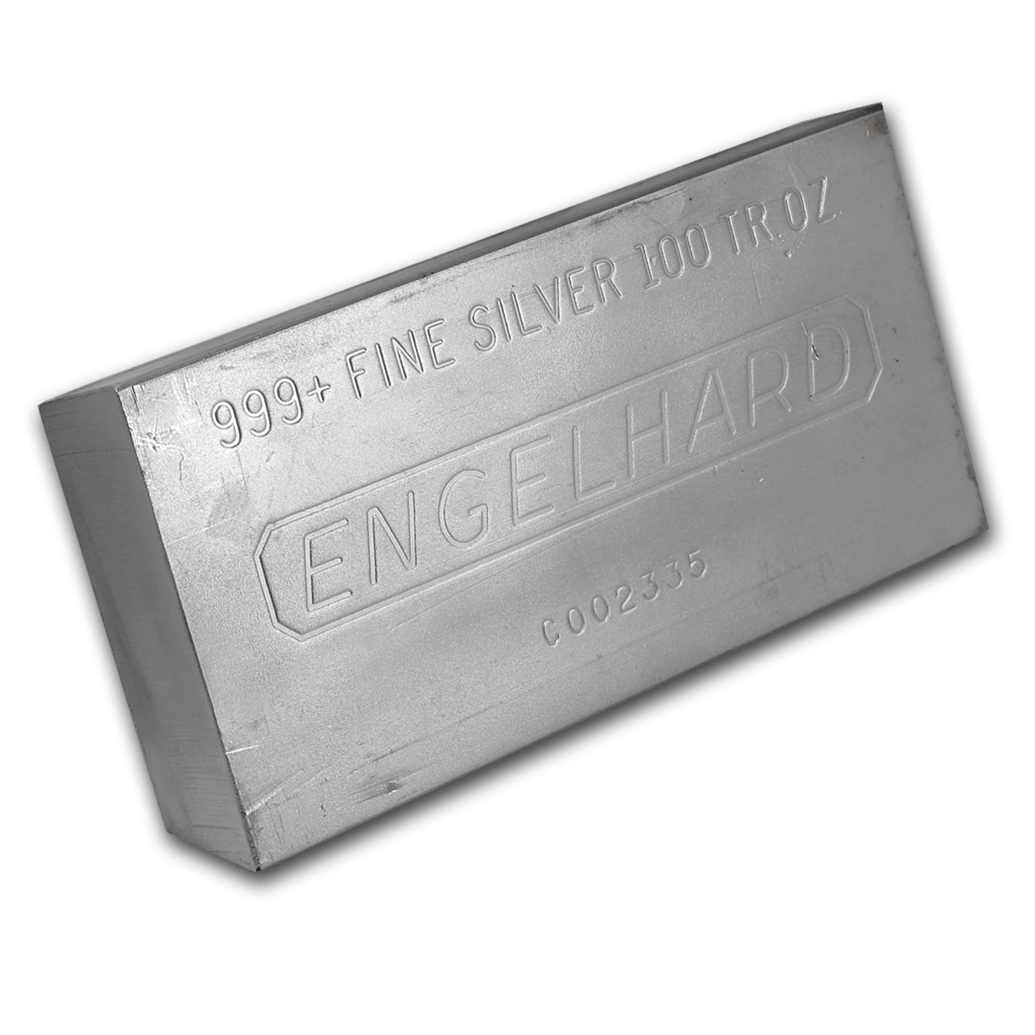 100 oz Silver Bar - (Struck) - Walmart.com