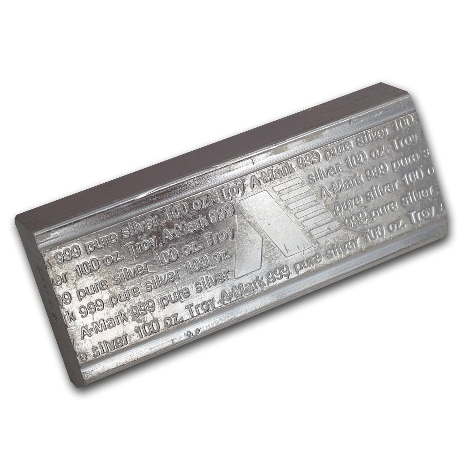 100 oz Stackable Silver Bar - A-Mark (Vintage) - Walmart.com