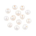 100 pc Natural Cultured Freshwater Pearl Beads Potato Creamy White 10 ...
