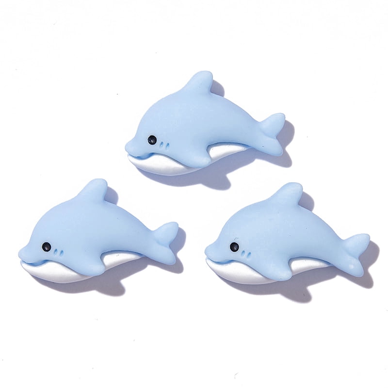 100 pc Ocean Theme Opaque Resin Cabochons Sea Animals Cabochon Light ...