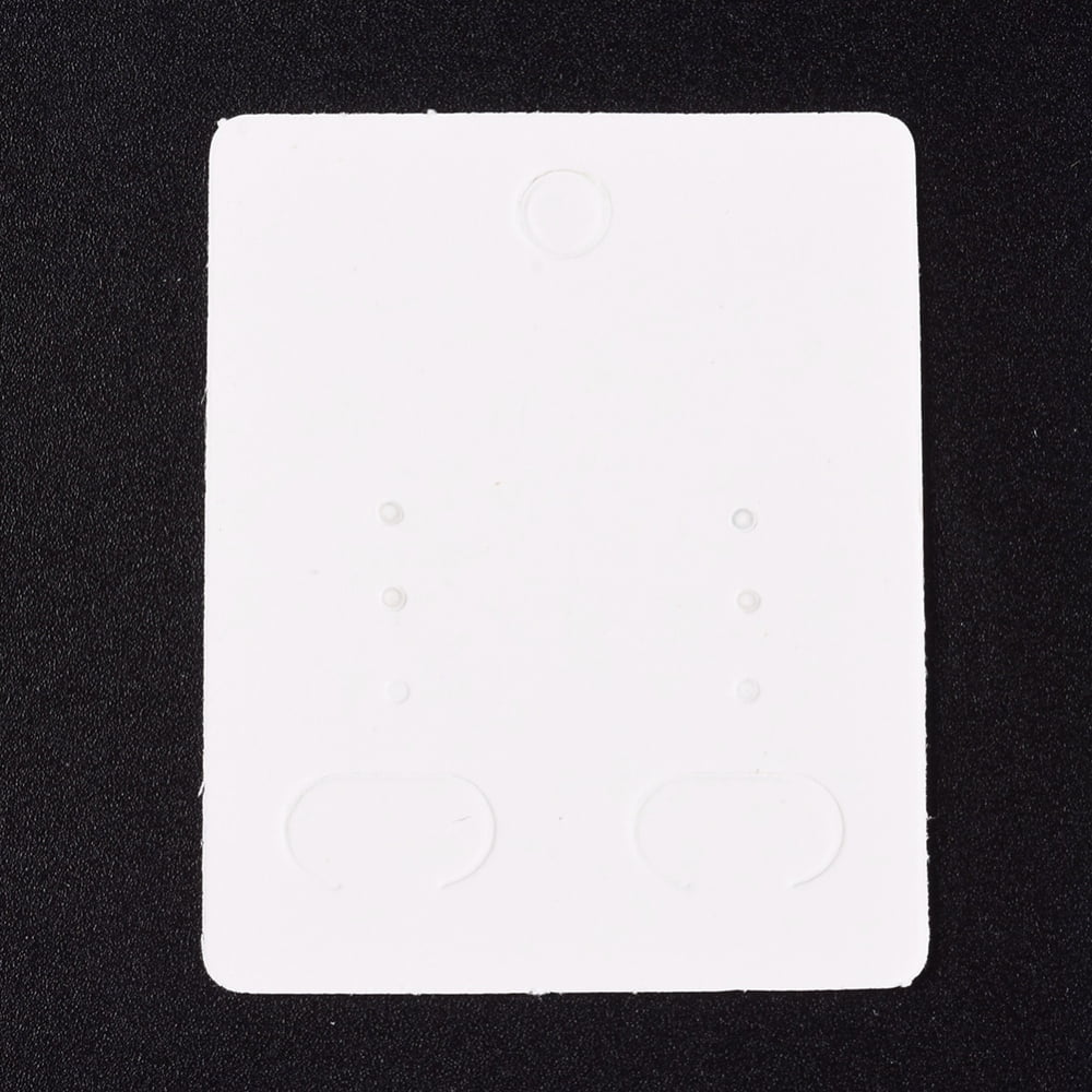 100 pc Paper Jewelry Display Cards for Hanging Earring Display ...