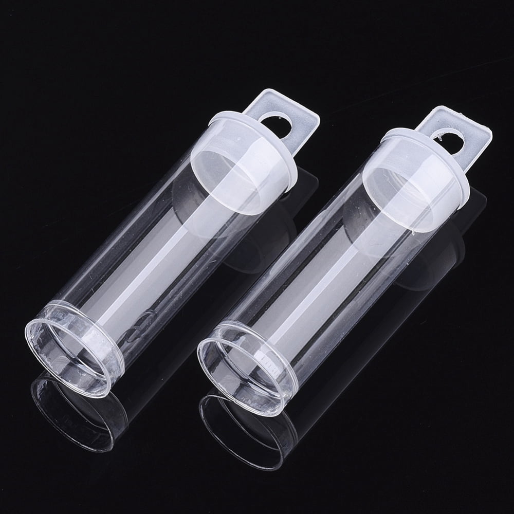 100 pc Plastic Bead Containers Bottle For Seed Beads Storage Clear 6 ...