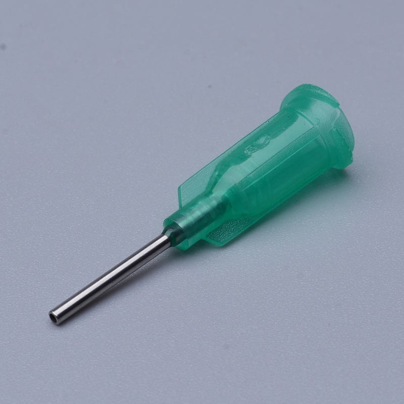 100 pc Plastic Fluid Precision Blunt Needle Dispense Tips Sea Green ...
