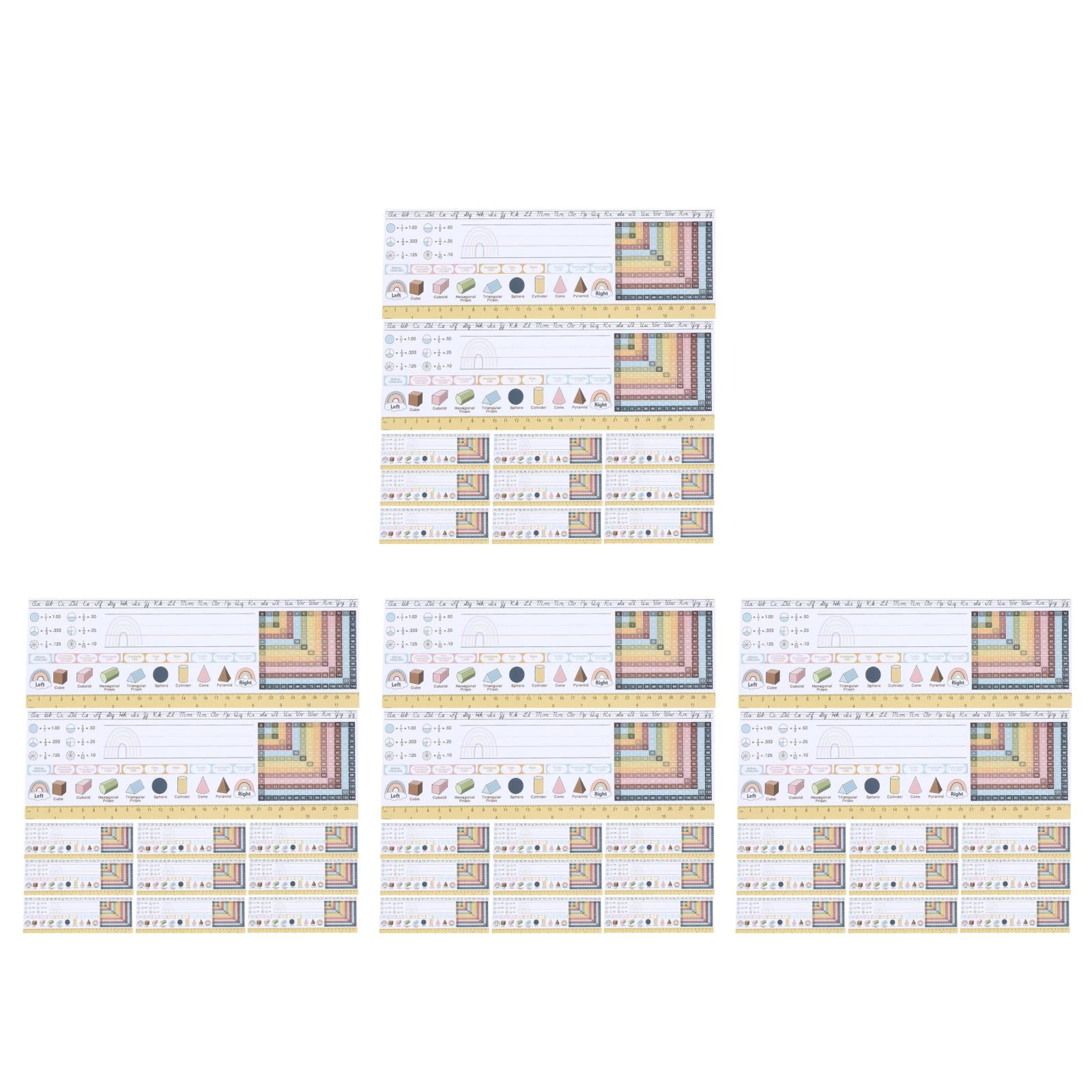 100 pcs Classroom Desk Name Tags for Students Paper Nameplates for ...