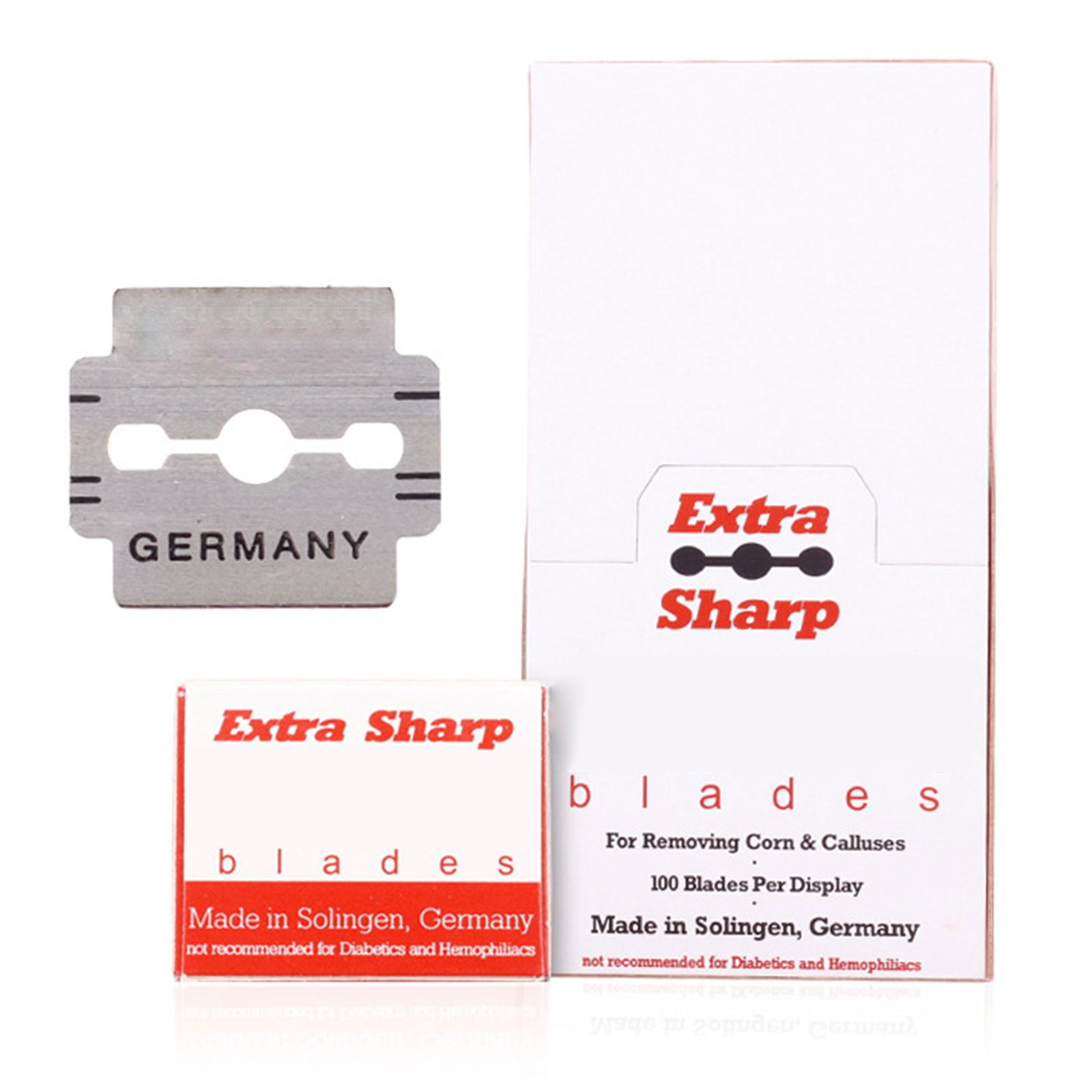 100 pcs Corn Plane Blades Set Pro Callus Rasp Tool Salon Pedicure Foot ...