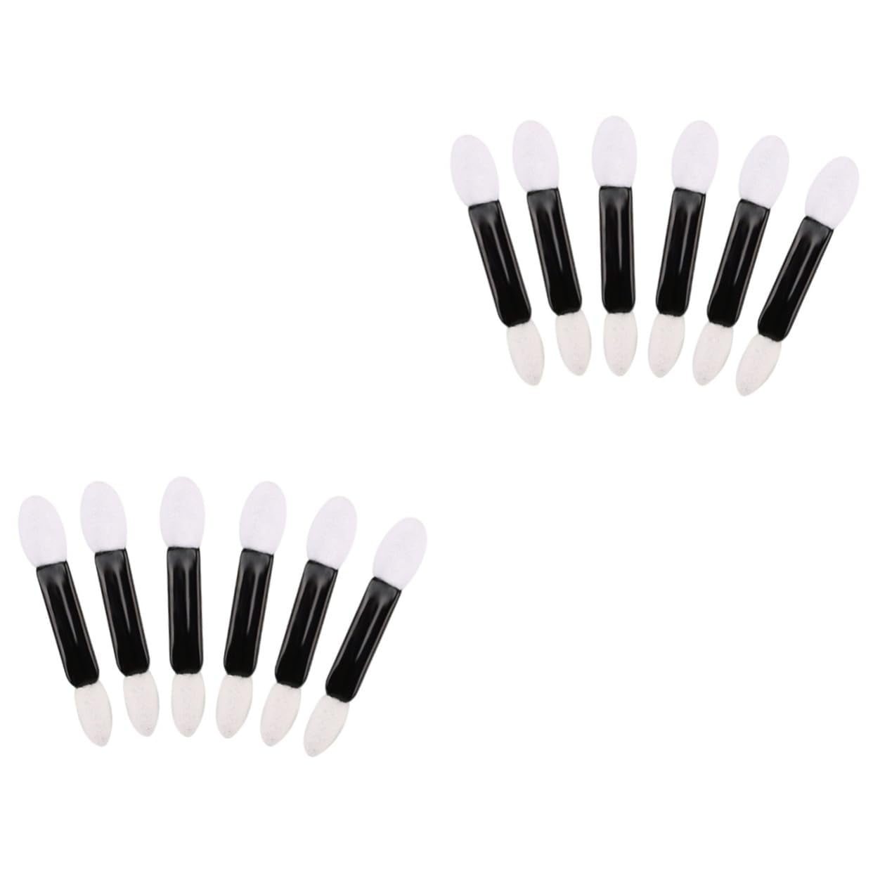 100 pcs Disposable Eyeshadow disposable makeup wands eyeshadow sponge ...