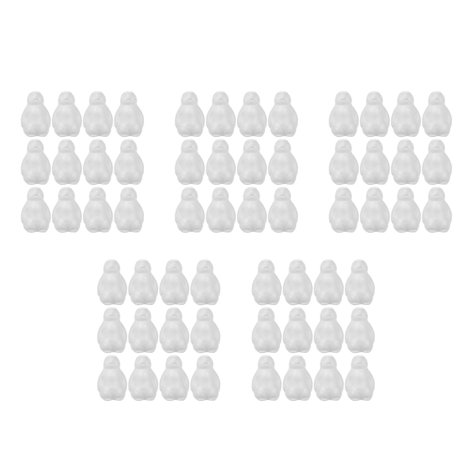 100 pcs Foam Shapes For Diy Craft Projects Penguin Simulation Model ...